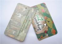 China Printed Cardboard Hang Tags for Clothing Personalized Knitting Labels for sale