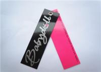 China Colourful Custom Garment Labels , Sew In Name Labels For Clothes for sale