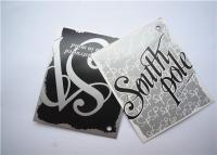China Home Textile Carton Kraft Paper Personalized Clothing Labels For Kids for sale