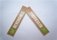 China Home Textile Carton Kraft Paper Personalized Clothing Labels For Kids for sale