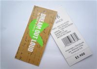 China Home Textile Carton Kraft Paper Personalized Clothing Labels For Kids for sale