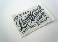 China High Grade Personalized Garment Tags Woven Fabric Environmental for sale