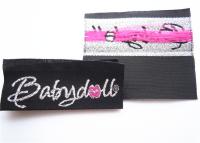 China Coat Shoes Customised Recycled Sew On Clothing Labels For Kids for sale