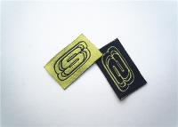 China custom apparel accessories Clothing Label Tags garment clothing pink woven lables for sale