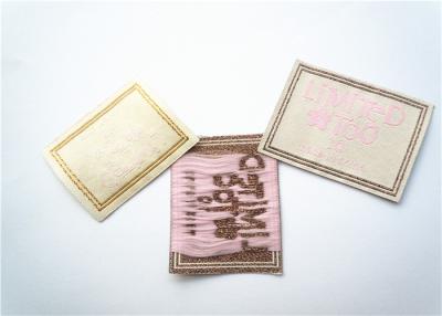 China Clothing sew in garment labels fabric woven lable customized lable for sale