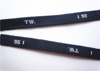 China Heat cut Clothing Label Tags woven for back neck label with customized logo for sale