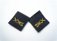 China Sew On Embroidered Clothing Labels for garment for sale
