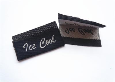 China Small Clothing Label Tags Garment Woven Label Apparel Accessories for sale