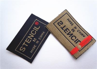 China Sew On Embroidered Clothing Labels for garment for sale