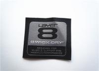 China Custom Woven Clothing Label Tags Woven Fabric Lables Washable for sale