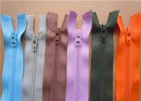 China Heavy Duty Invisible Zipper For Jackets , Two Way Separating Zipper for sale