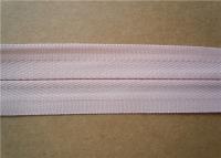 China 5# Plastic Sewing Notions Zippers Silver , Separating Invisible Zipper for sale