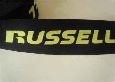 China Orange Black Sport Elastic Band , Elastic Webbing Belt High Tensile for sale