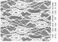 China Elastane White Lingerie Lace Fabric Custom Print Garment Accessory for sale