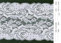 China Cotton Spandex Nylon Knitted Fabric Eyelash Lace for Wedding Dress for sale