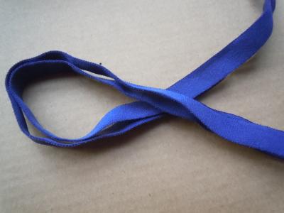 China Custom Blue Elastic Binding Tape Fabric Knitted Environmental for sale