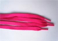 China Lightweight Flat Shoe Laces No Slip , Red Shoe Laces For Boots for sale