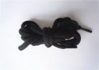 China Nylon Waxed Flat Shoe Laces with Plastic Tips , High Tenacity for sale