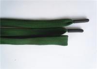 China Apparel Cotton Flat Shoe Laces Environmental Wax OEM Service for sale