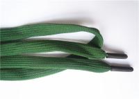 China Customized Flat Shoe Laces High Toughness Eco Friendly Plastic Tip for sale