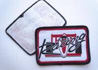 China Polyester Woven Custom Clothing Patches Self Adhesive Embroidery for sale