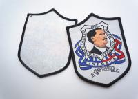 China Polyester Woven Custom Clothing Patches Self Adhesive Embroidery for sale