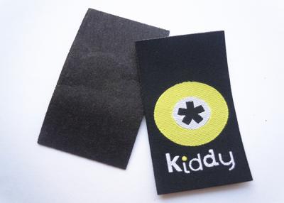 China Black Custom Embroidered Name Patches Non Woven With Lightweight for sale