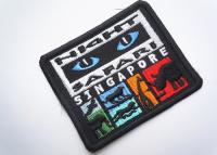 China Garments Custom Clothing Patches 3D Handmade With Hook Loop Fastener for sale