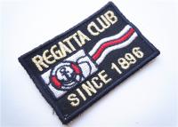 China Rubber  Embroidered Clothing Patch Uniform Sew On For Badges for sale