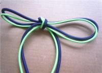 China Garment Green Cotton Braiding Cord Colored Waxed Hard Laid Cotton Cord for sale