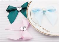 China Decoration Tie Satin Ribbon Bow Washable Home Textile With Dyeing for sale