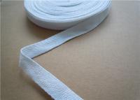 China 20mm White Non Elastic Tape Trim , Sewing Double Fold Bias Tape for sale