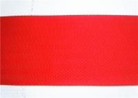 China 3 Cm Striped Webbing Tape Piping Band High Intensity With Dyeing for sale
