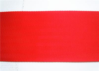 China 3 Cm Striped Webbing Tape Piping Band High Intensity With Dyeing for sale