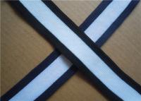 China Custom Woven Jacquard Ribbon , 100% Polyester jacquard elastic ribbon Eco-friendly for sale