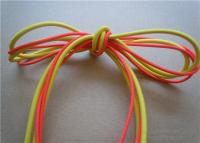 China Nylon Orange Waxed Cotton Cord 2 mm Width With High Tensile for sale