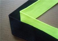 China Blue Plain Woven Jacquard Ribbon Elastic , Decorative Trim Ribbon for sale