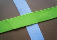 China Blue Plain Woven Jacquard Ribbon Elastic , Decorative Trim Ribbon for sale