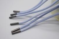 China Soft Woven Nylon Cord Metal Tips Drawcords For Clothing Hoodie Jacquard Trouser for sale
