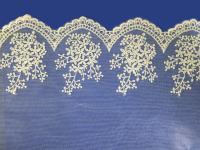 China African lace fabrics Embroidery Lace Fabric cord guipure white lace fabric for sale