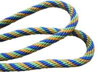 China Multicolor Braided nylon / Polypropylene Non Elastic Tape Rope spandex fabric pulley for sale