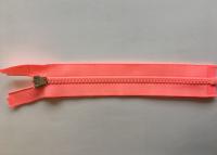 China Colored 	Sewing Notions Zippers 7# nylon zipper close end with auto - lock slider painted for sale