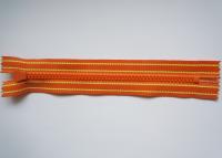 China Colourful metel pull background nylon coil zipper zipper for jacket  , coat , dress for sale