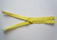 China Custom Length Double Sided Sewing Notions Zippers , Nylon Lace Zipper For Clothes for sale