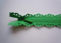 China Custom Length Double Sided Sewing Notions Zippers , Nylon Lace Zipper For Clothes for sale