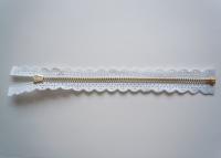 China Beautiful Lace Nylon Zippers Invisible Zipper For Readymade Garments Wholesale Market for sale