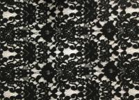 China White Swiss Cotton Embroidery Lace Fabric , Cotton Lace Trim For Party for sale