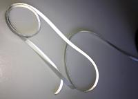 China 3mm / 5mm Elastic reflective piping tape for garment for safety Reflective Fabric for sale