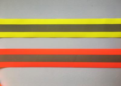 China 100% Polyester High Visibility Silver reflective tapes for Safety Vests / clothing for sale