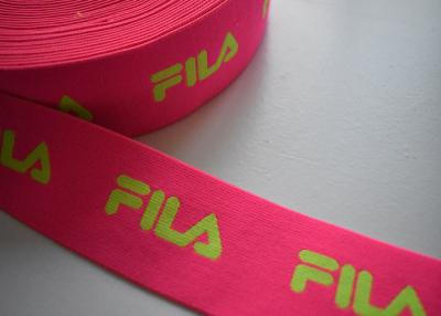 China Spandex / Polyester Eco - Friendly jacquard elastic band , Jacquard elastic straps for sale
